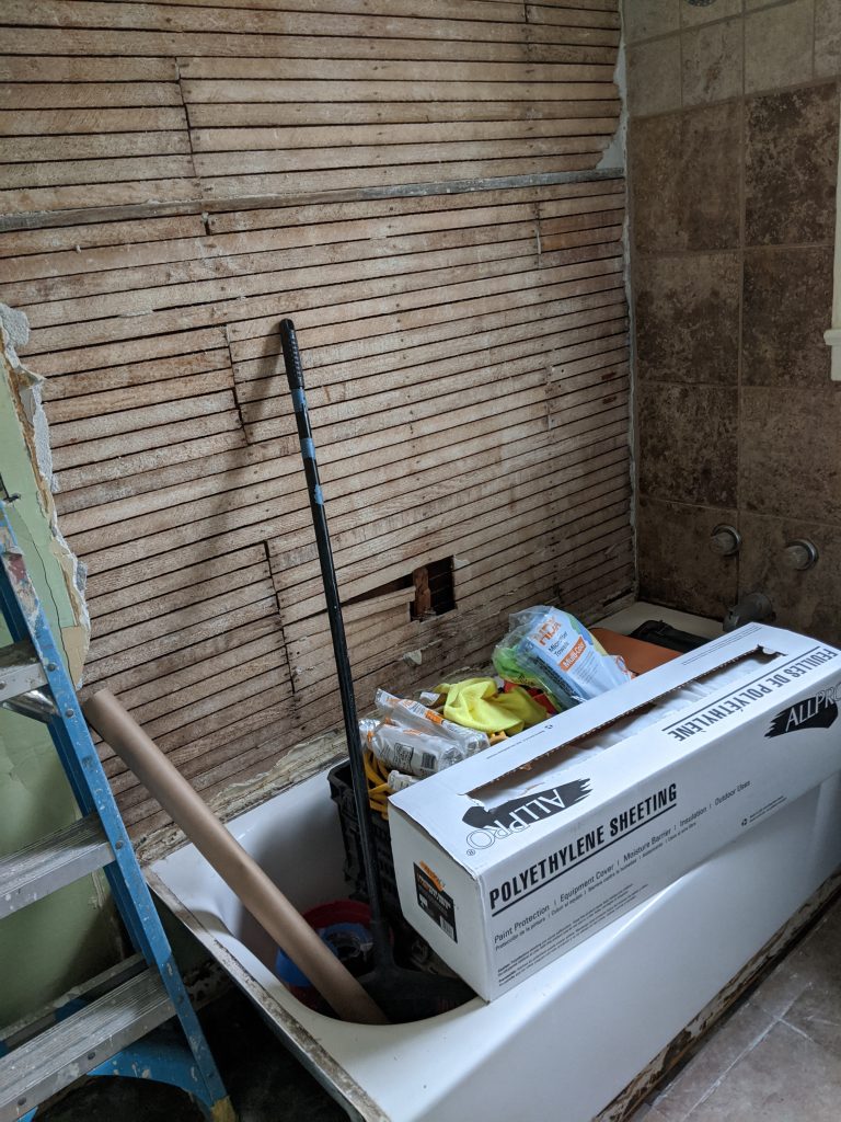One Room Challenge Week 2: Bathroom Demolition! - DIY in PDX